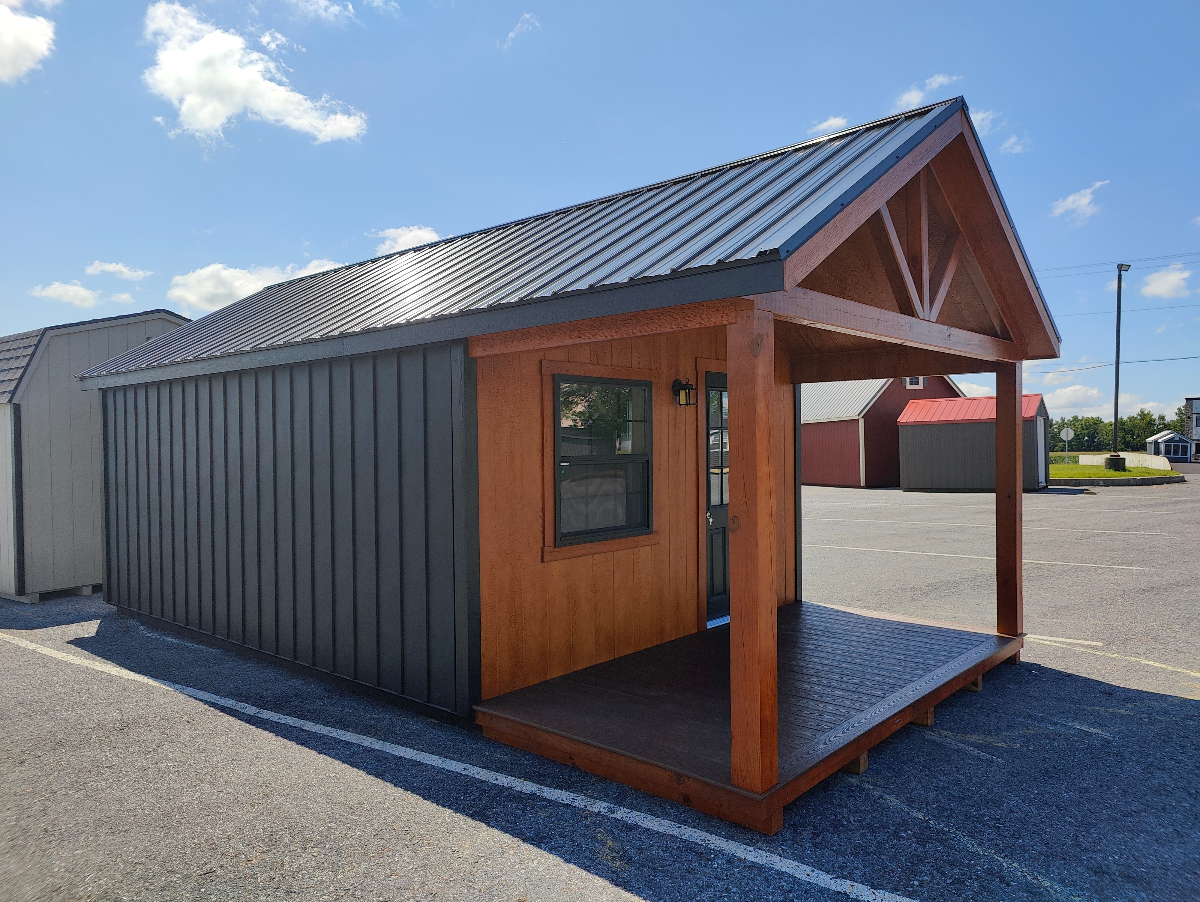 12x24 Workshop- Porch Edition – Infinite Sheds