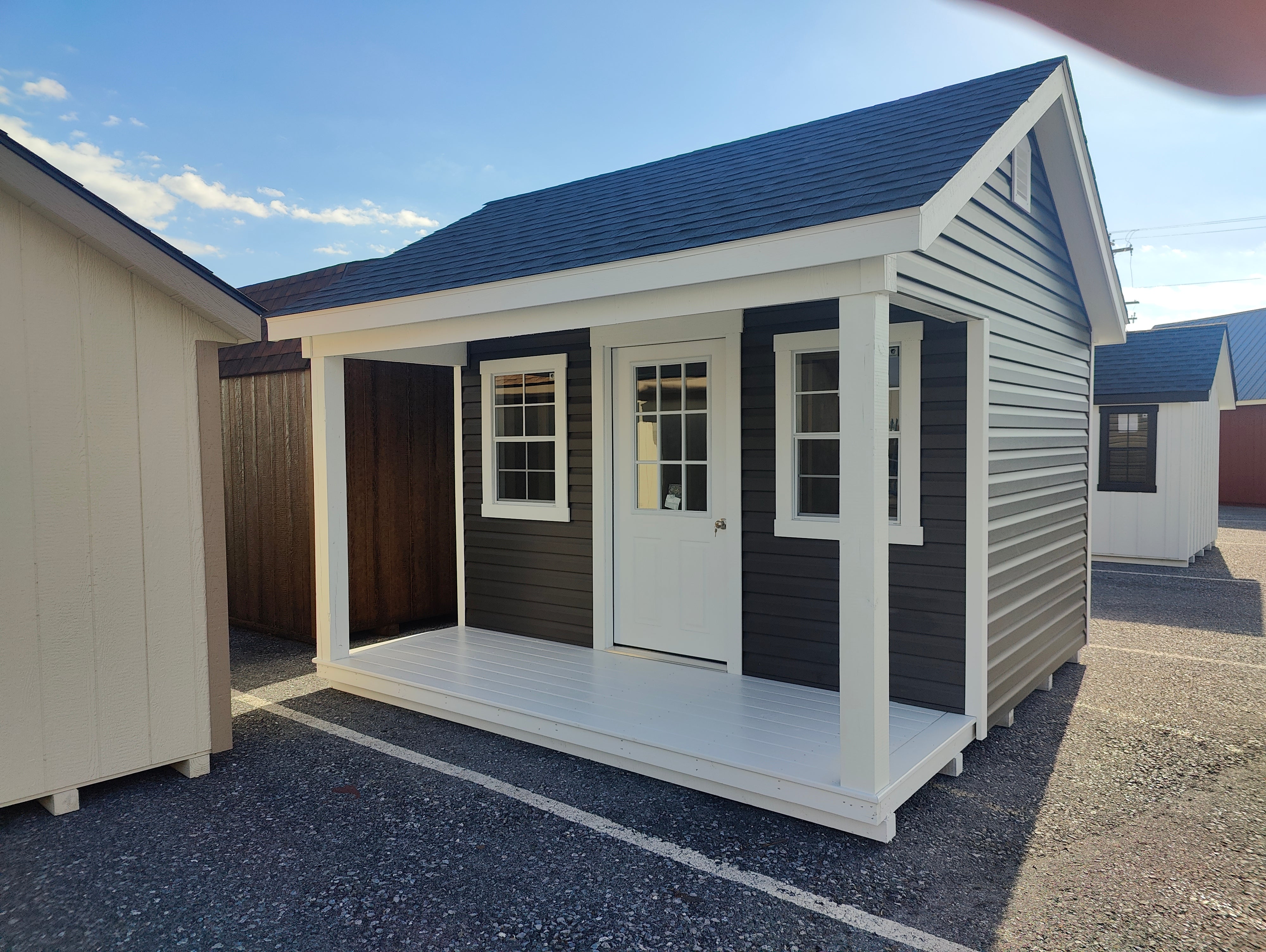 12x12 Workshop- Classic Porch Edition – Infinite Sheds